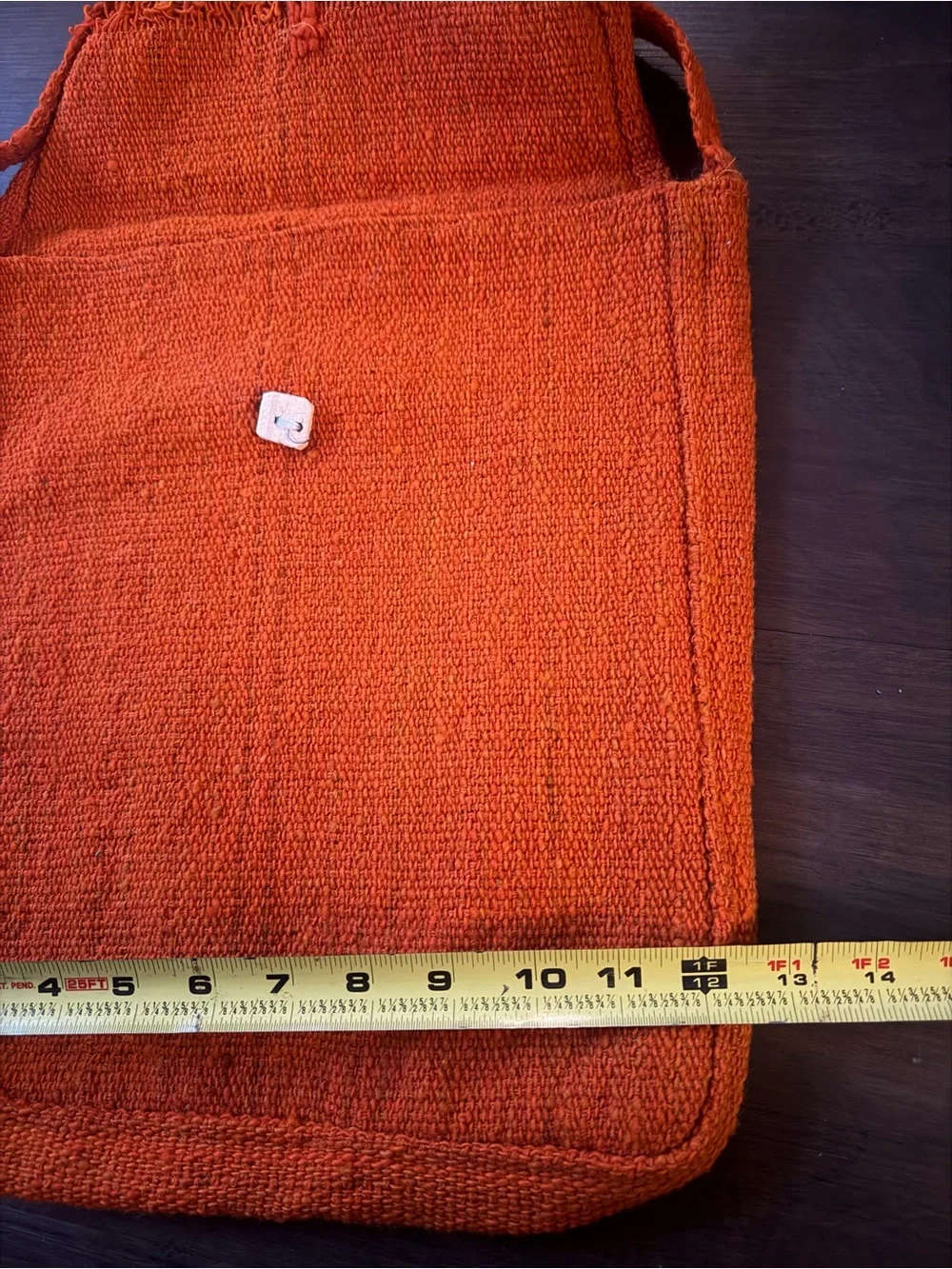 Bags | Peruvian Handwoven Orange Crossbody Shoulder Bag | Poshmark